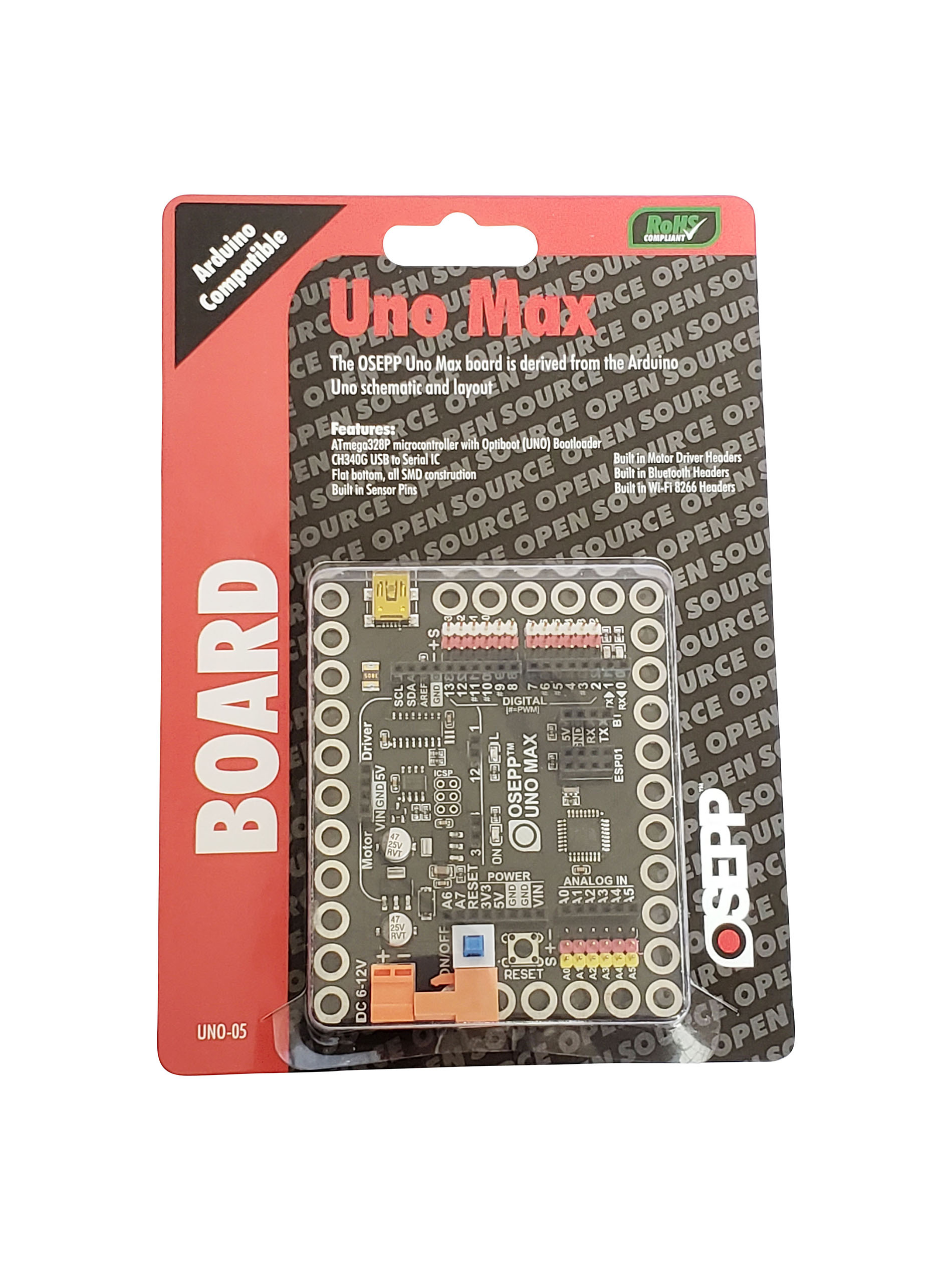 Osepp Uno Max Microcontroller Arduino Compatible Osepp